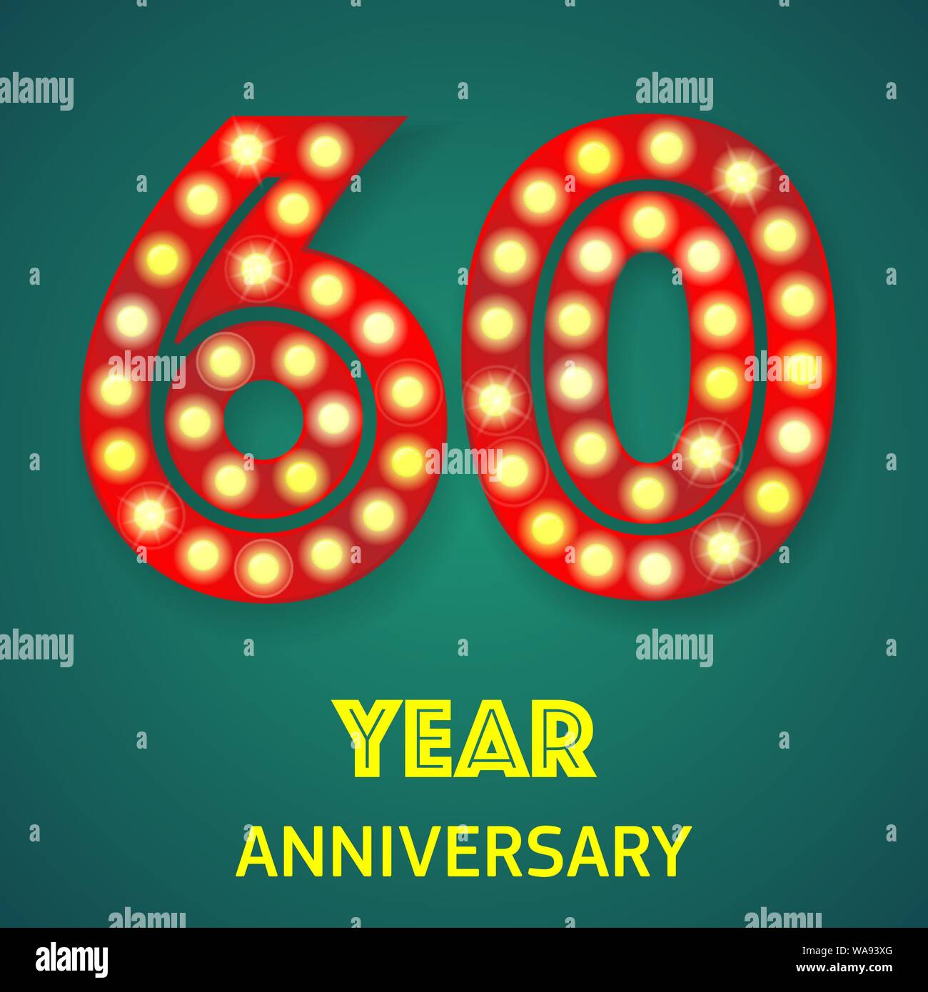 Number sixty Stock Vector Images - Alamy