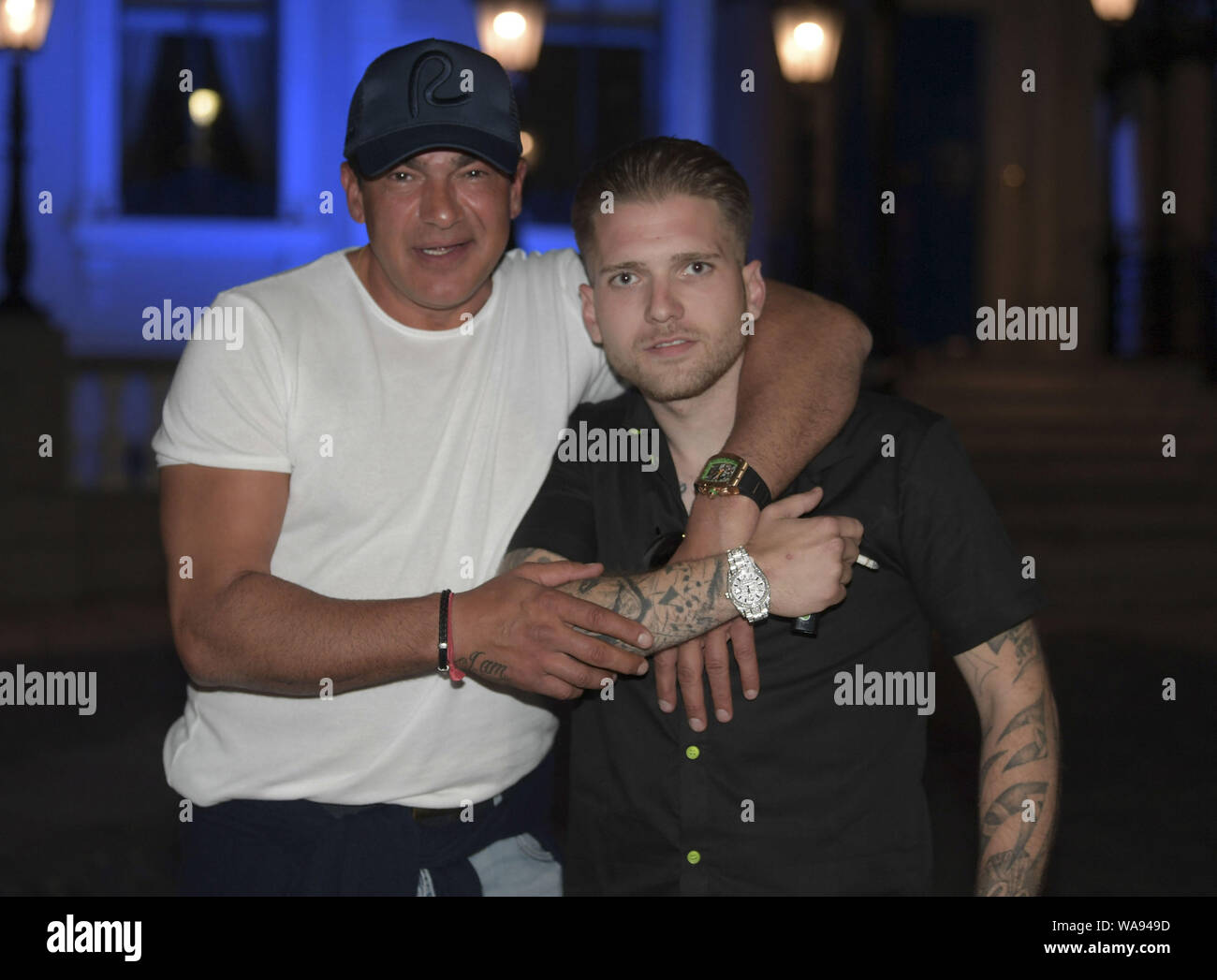 Tamer Hassan, film star and father of Love Islands Belle Hassan poses ...
