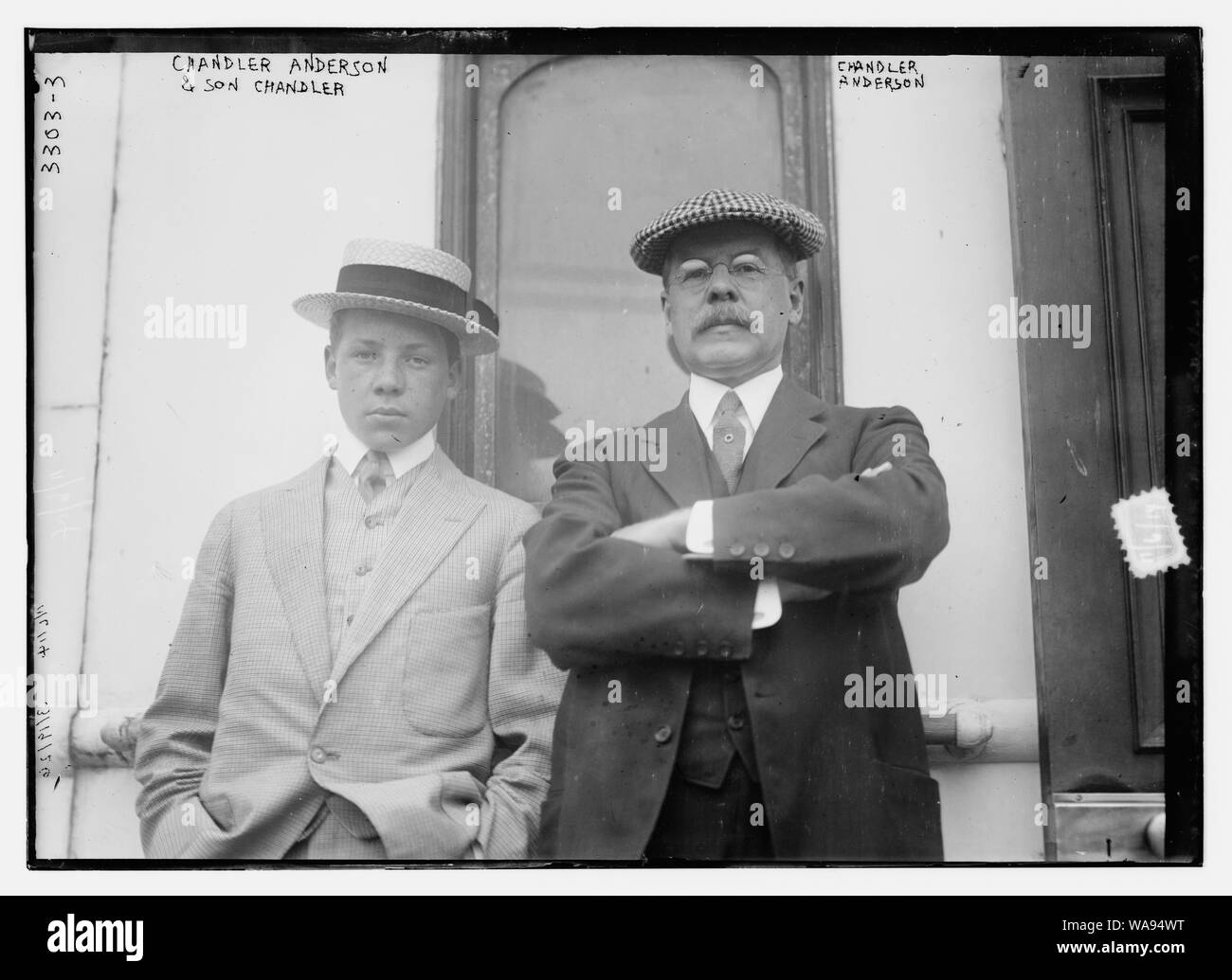 Chandler Anderson & son, Chandler Stock Photo - Alamy