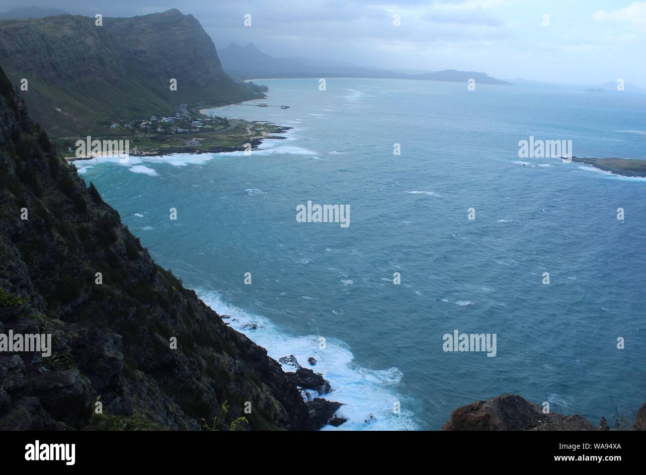 Hawaii Blue Seas Ocean Stock Photo - Alamy