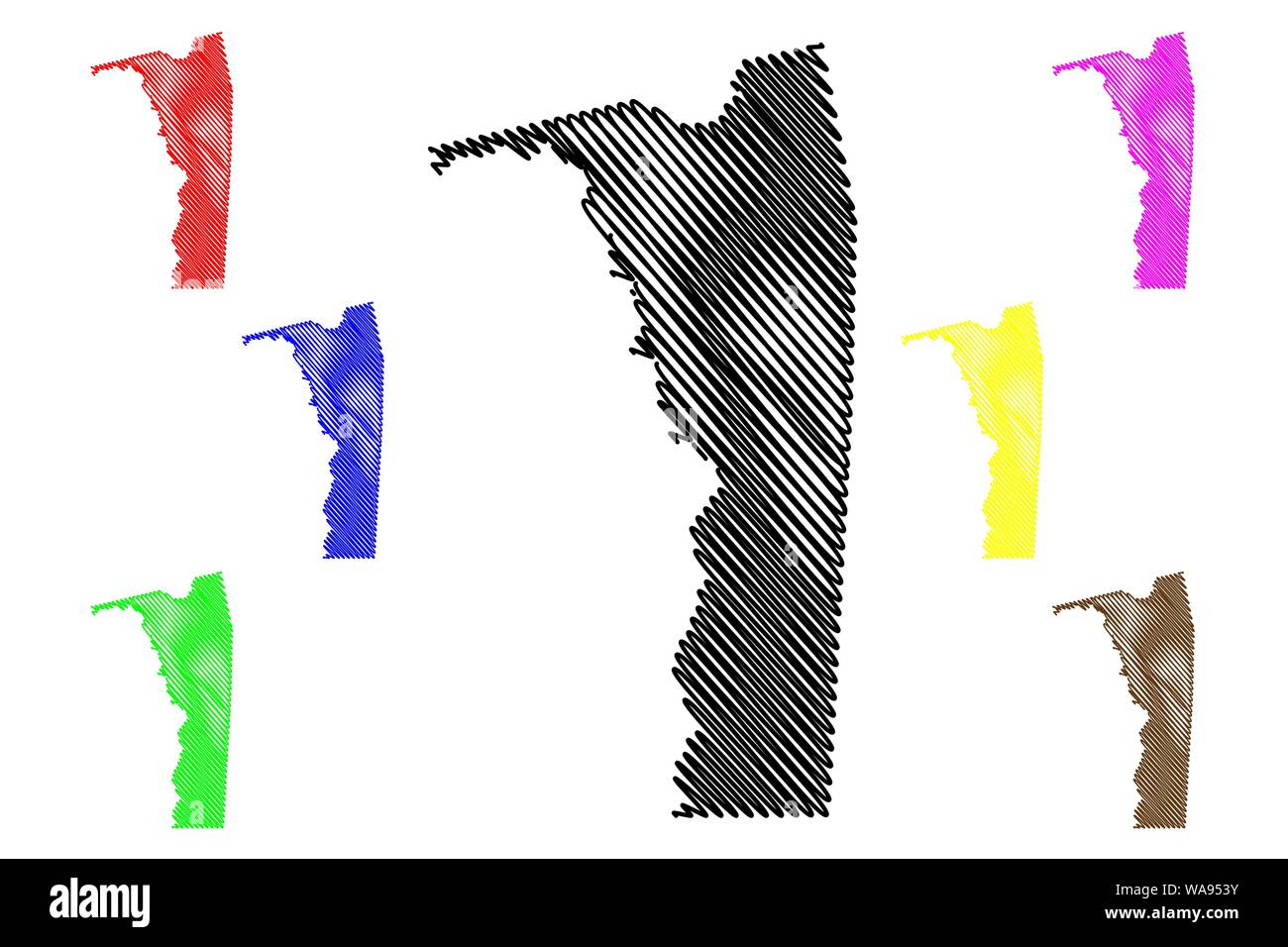 Kirbyville map Stock Vector Images - Alamy