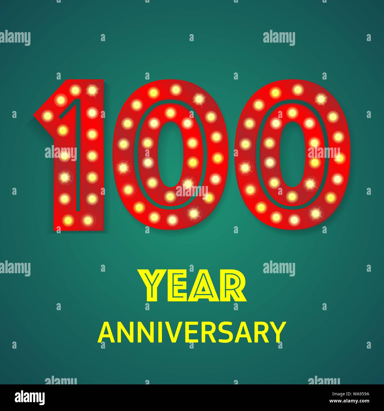 Number one hundred Stock Vector Images - Alamy