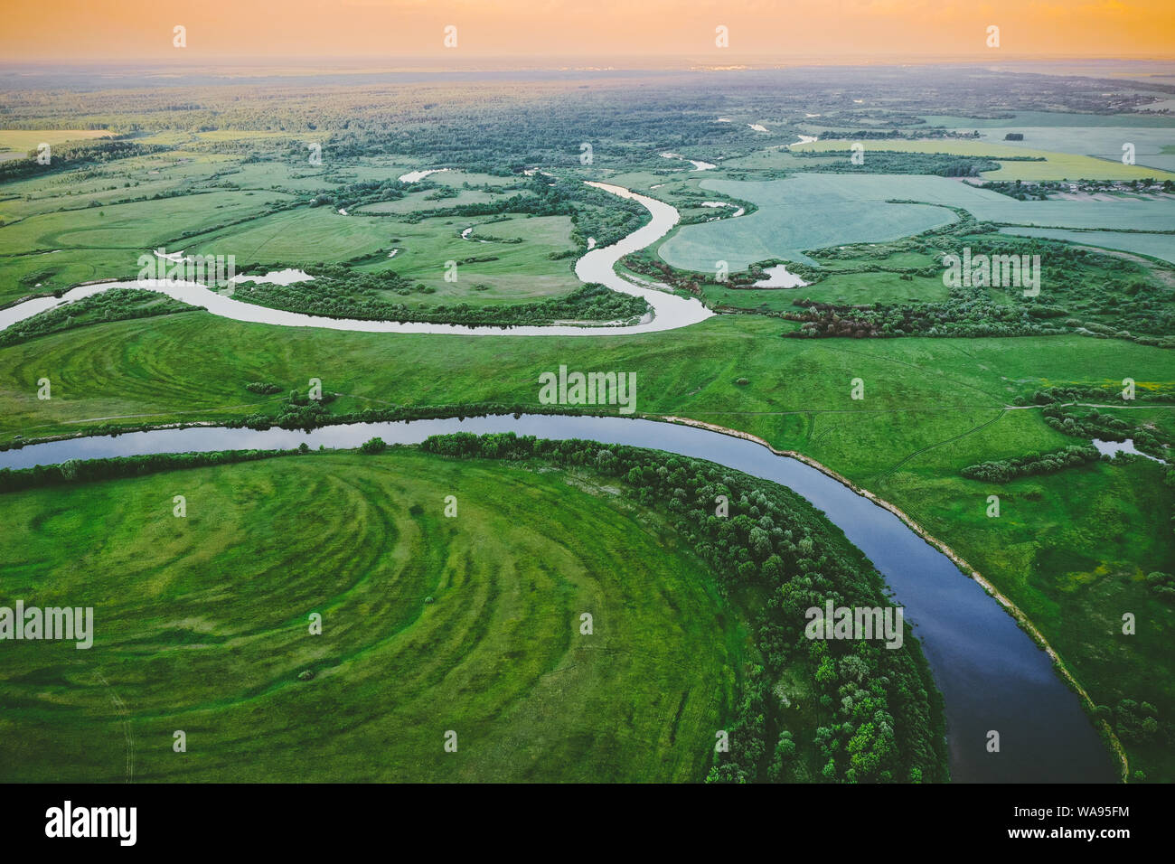 Beautiful spring riverscape hi-res stock photography and images - Alamy