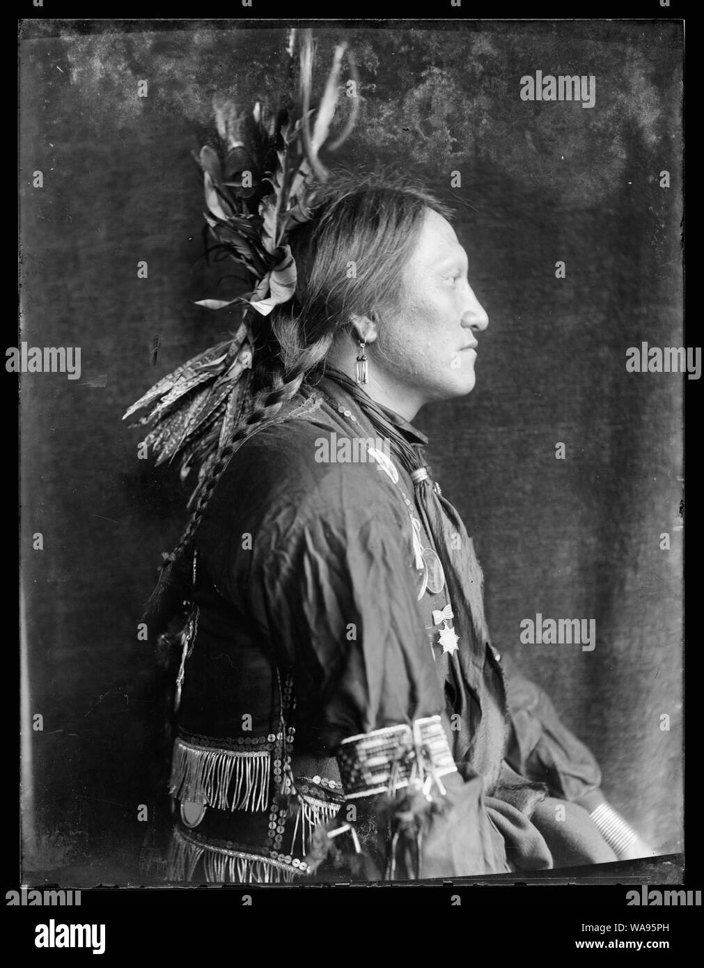 Charging Thunder, a Sioux Indian from Buffalo Bill's Wild West Show ...