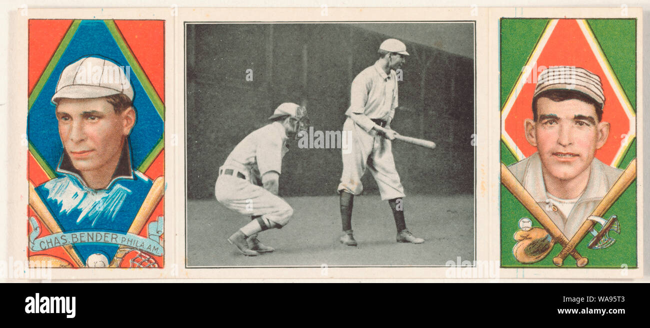 Ira Thomas, Philadelphia Athletics, baseball card portrait Stock Photo ...