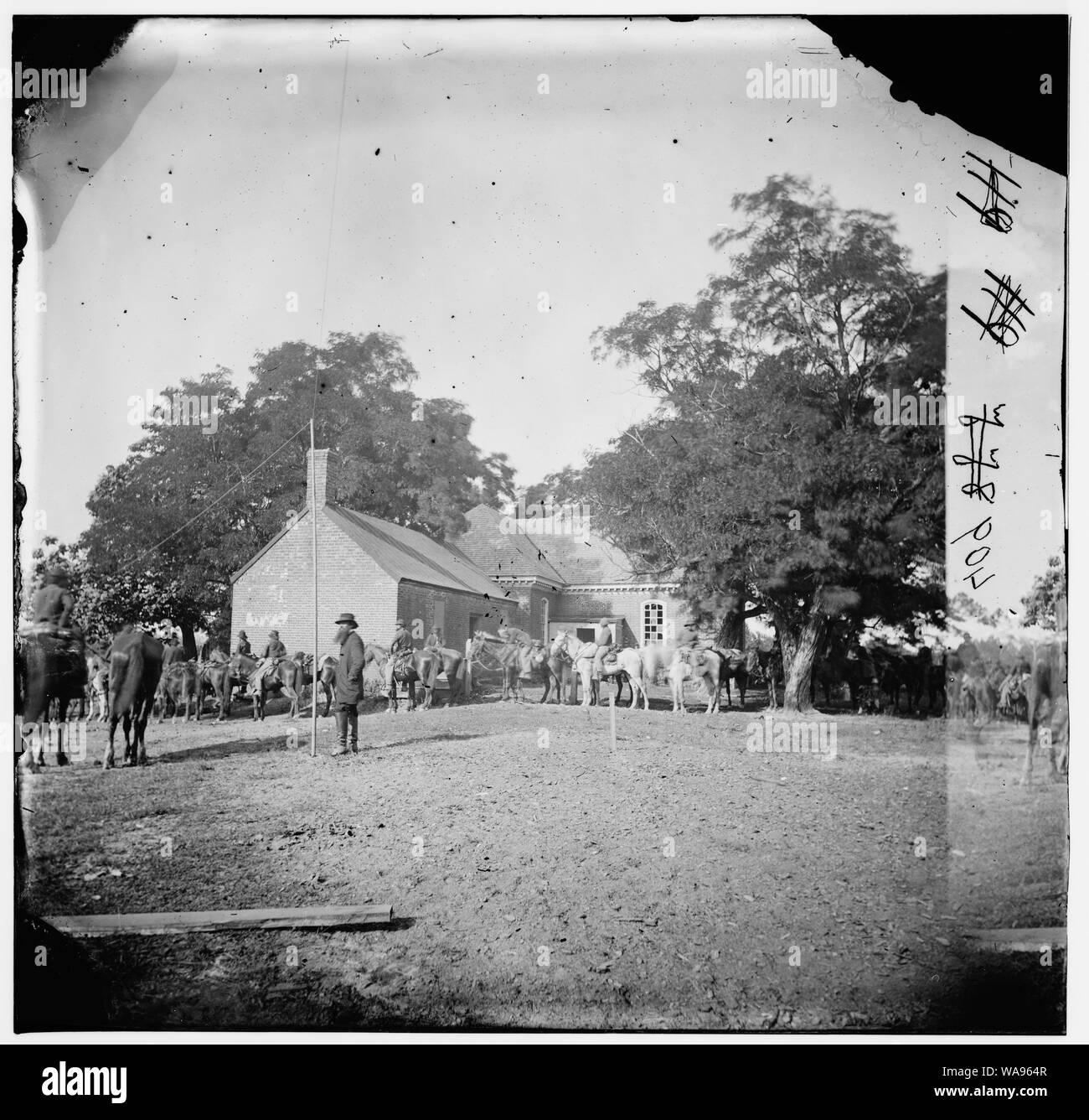 Charles City Court House, Va. Rear view of the courthouse Abstract ...