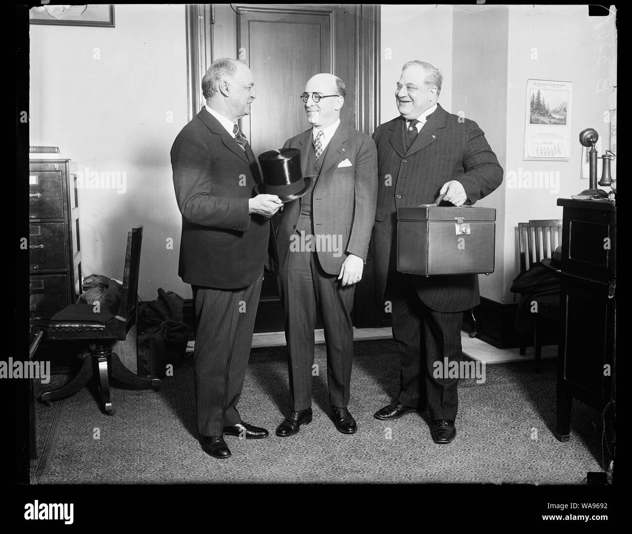 Charles Curtis, left Stock Photo - Alamy