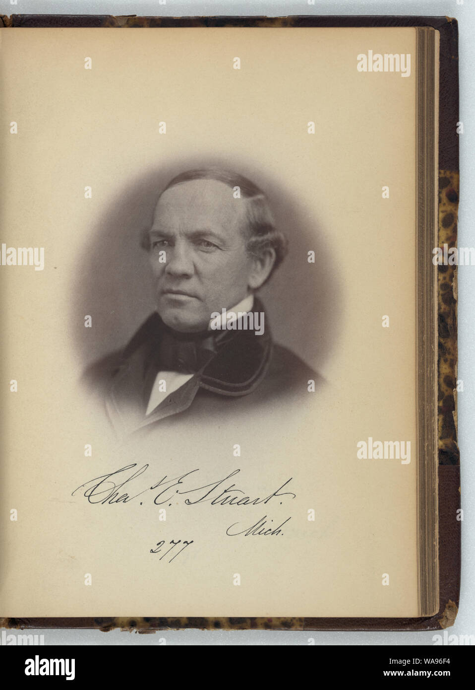 Charles E. Stuart, Senator from Michigan, Thirty-fifth Congress, half ...