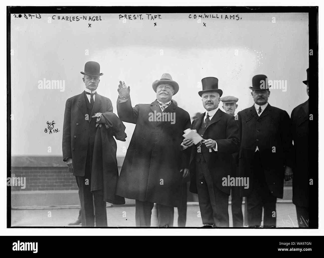 Charles Nagel, Pres't. Taft, Com. Williams Stock Photo - Alamy
