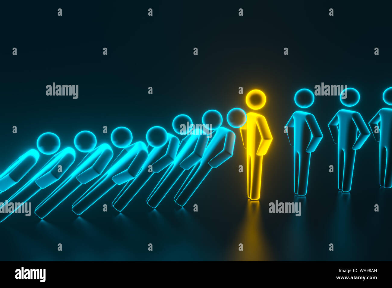 Concept of domino effect in business. Fall of the crumbling business is ...