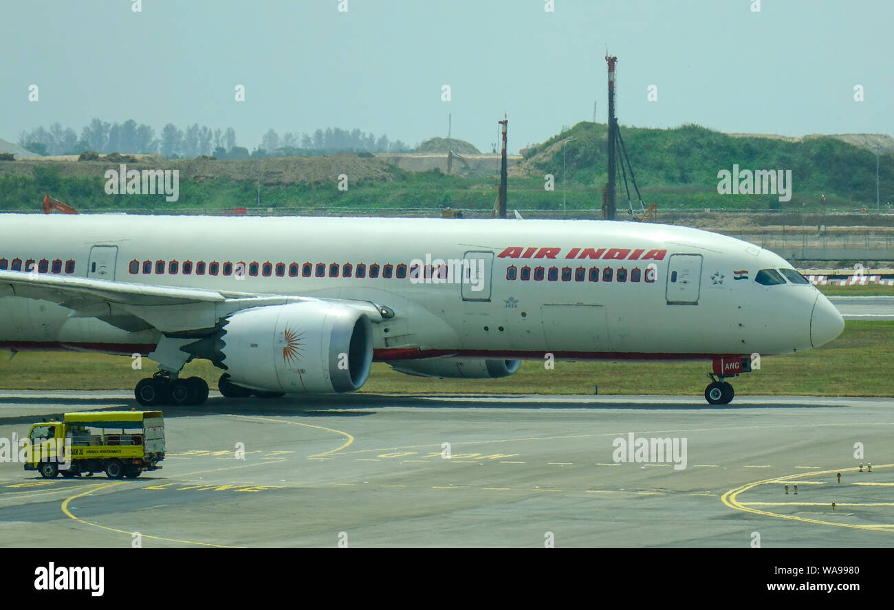 Singapore - Mar 28, 2019. VT-ANG Air India Boeing 787-8 Dreamliner ...