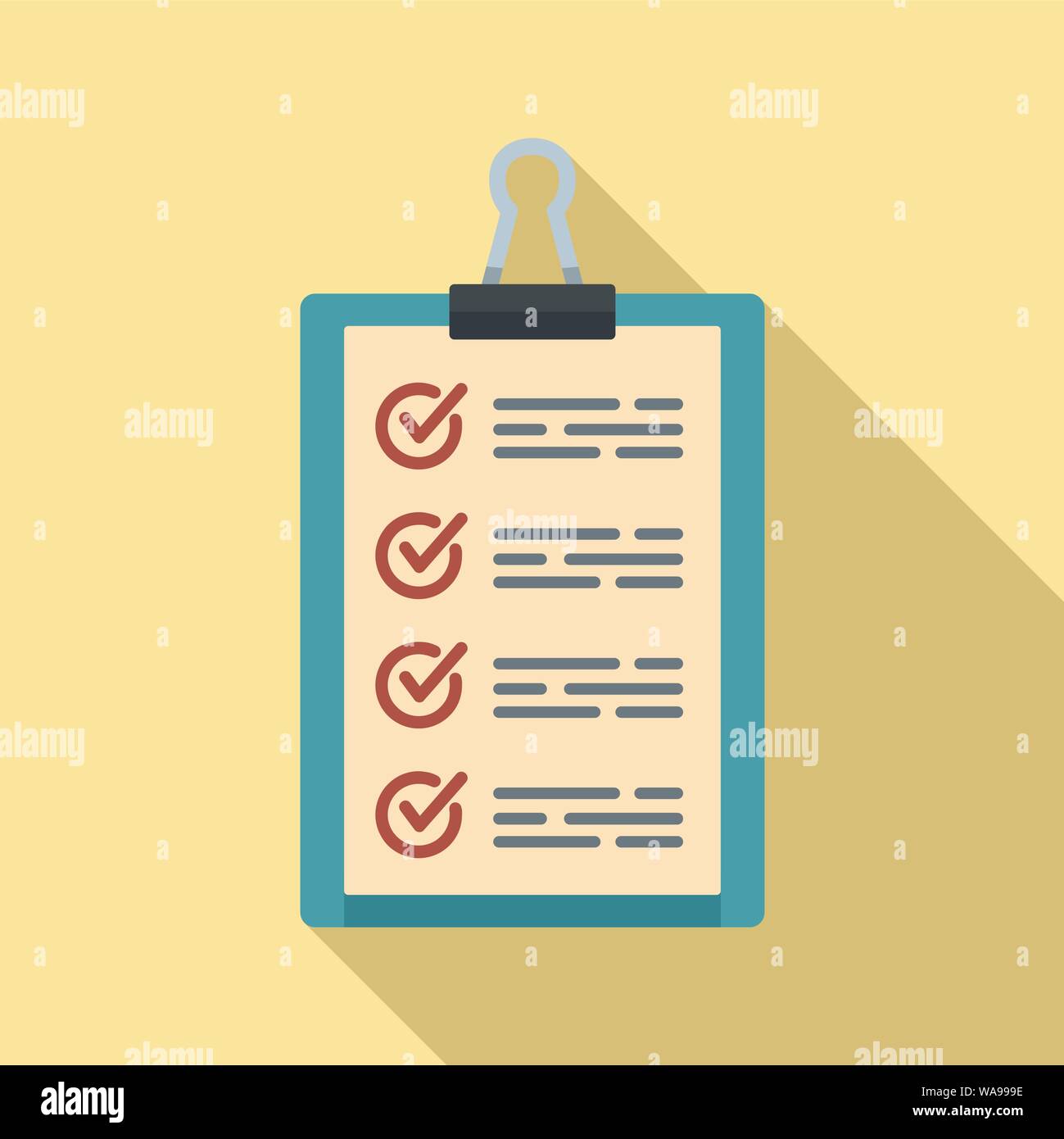 Warehouse checkboard icon. Flat illustration of warehouse checkboard ...
