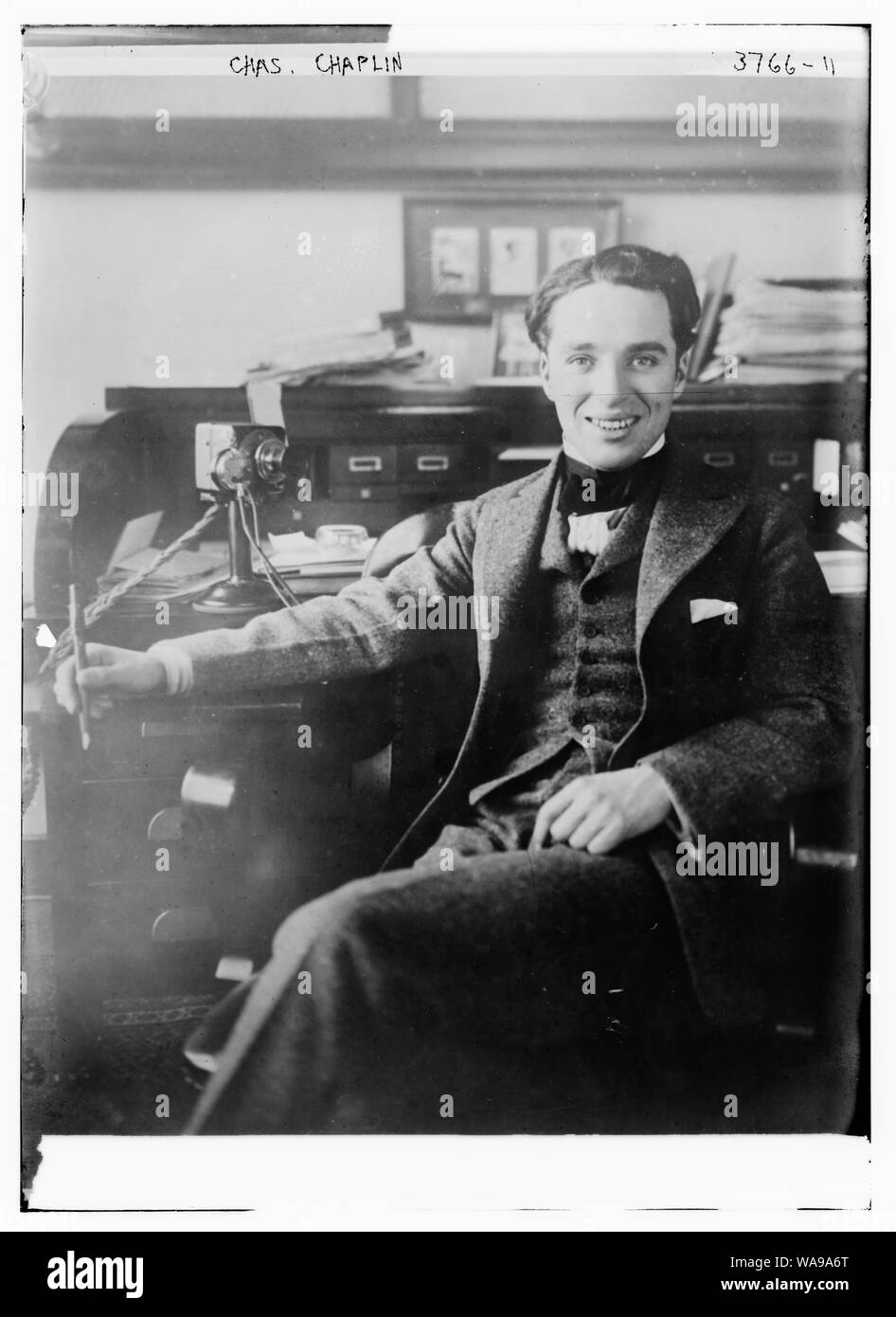 Chas. [Charlie] Chaplin Stock Photo - Alamy
