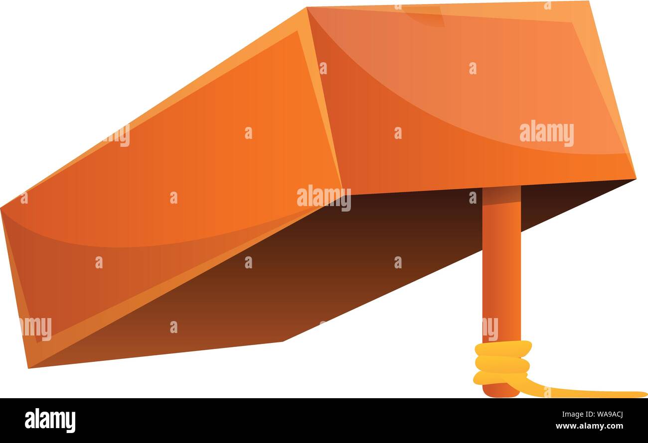 Carton box trap icon. Cartoon of carton box trap vector icon for web ...
