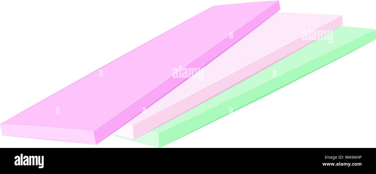 Colorful gum sticks icon. Cartoon of colorful gum sticks vector icon ...