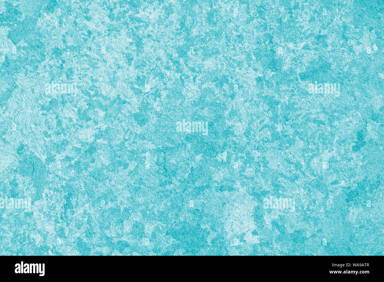 Light turquoise background. Spotty watercolor. Green pattern in modern ...