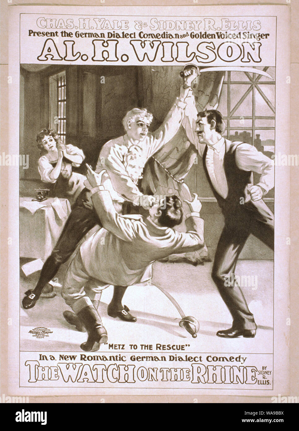 Chas. H. Yale & Sidney R. Ellis present the German dialect comedian and ...