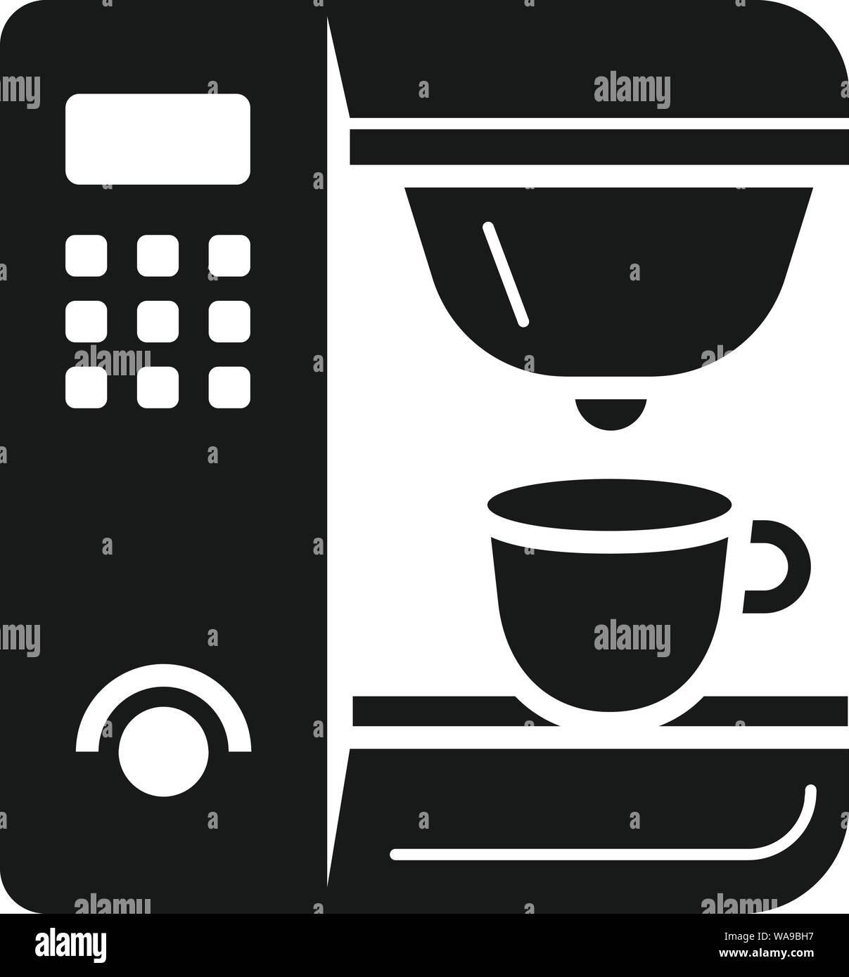 Professional coffee machine icon. Simple illustration of professional ...