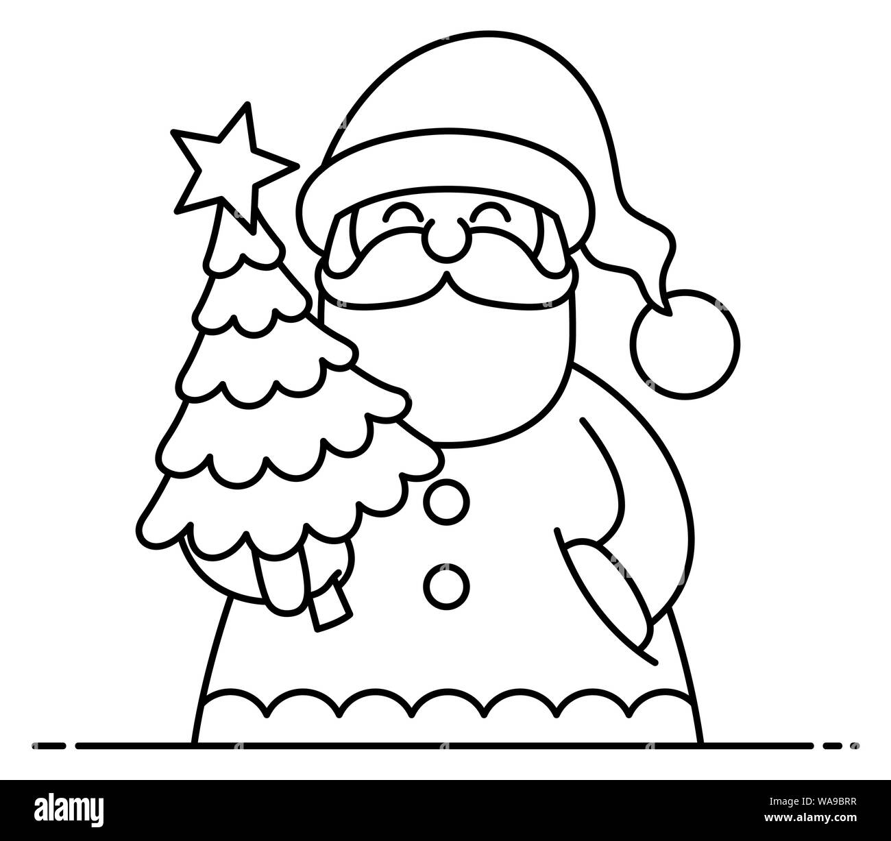 Flat design tree Black and White Stock Photos & Images - Alamy