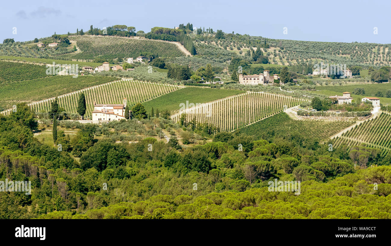 Scenic landscape in chianti hi-res stock photography and images - Alamy