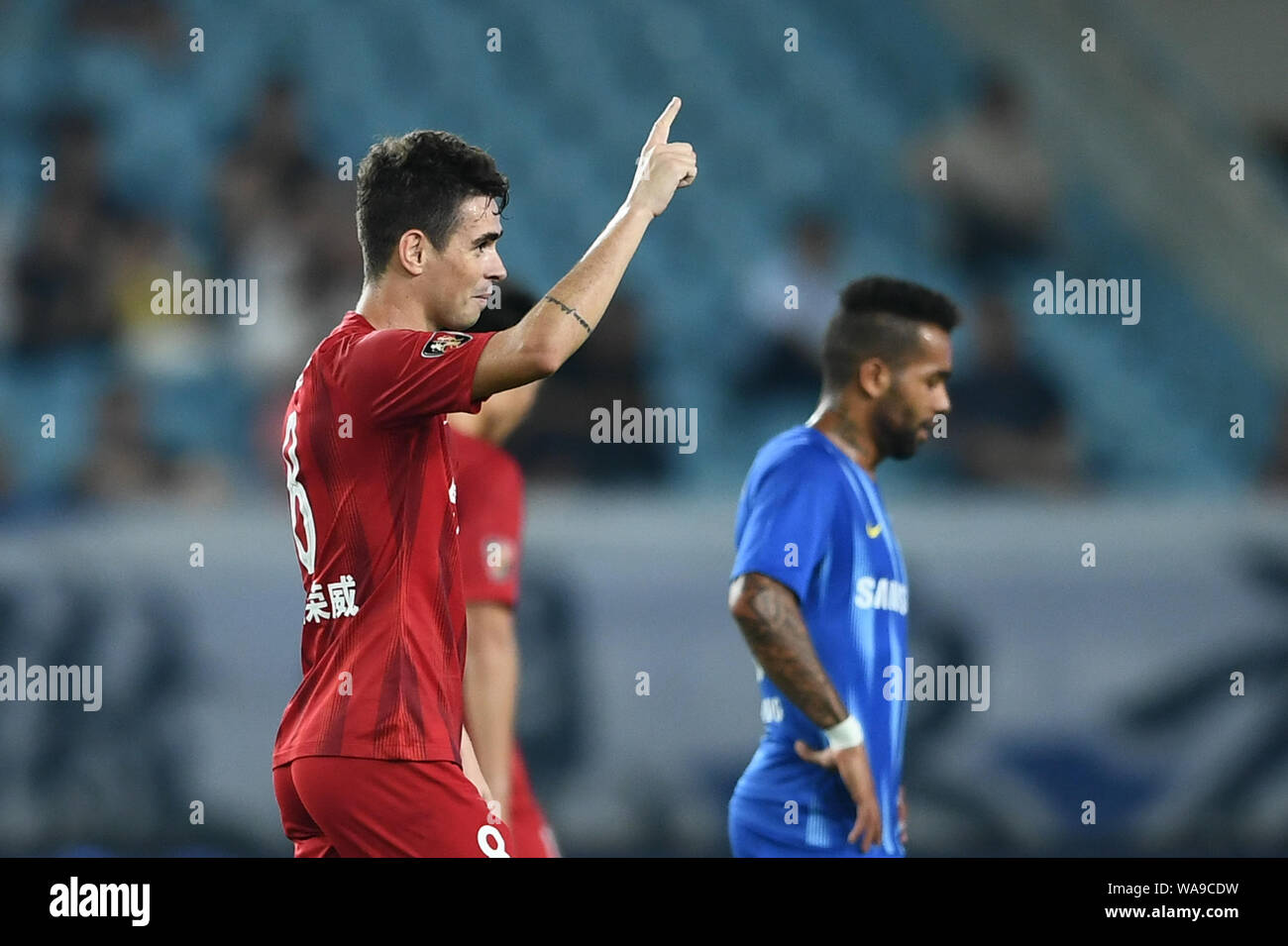 Brazilian football player Oscar dos Santos Emboaba Junior, better known ...
