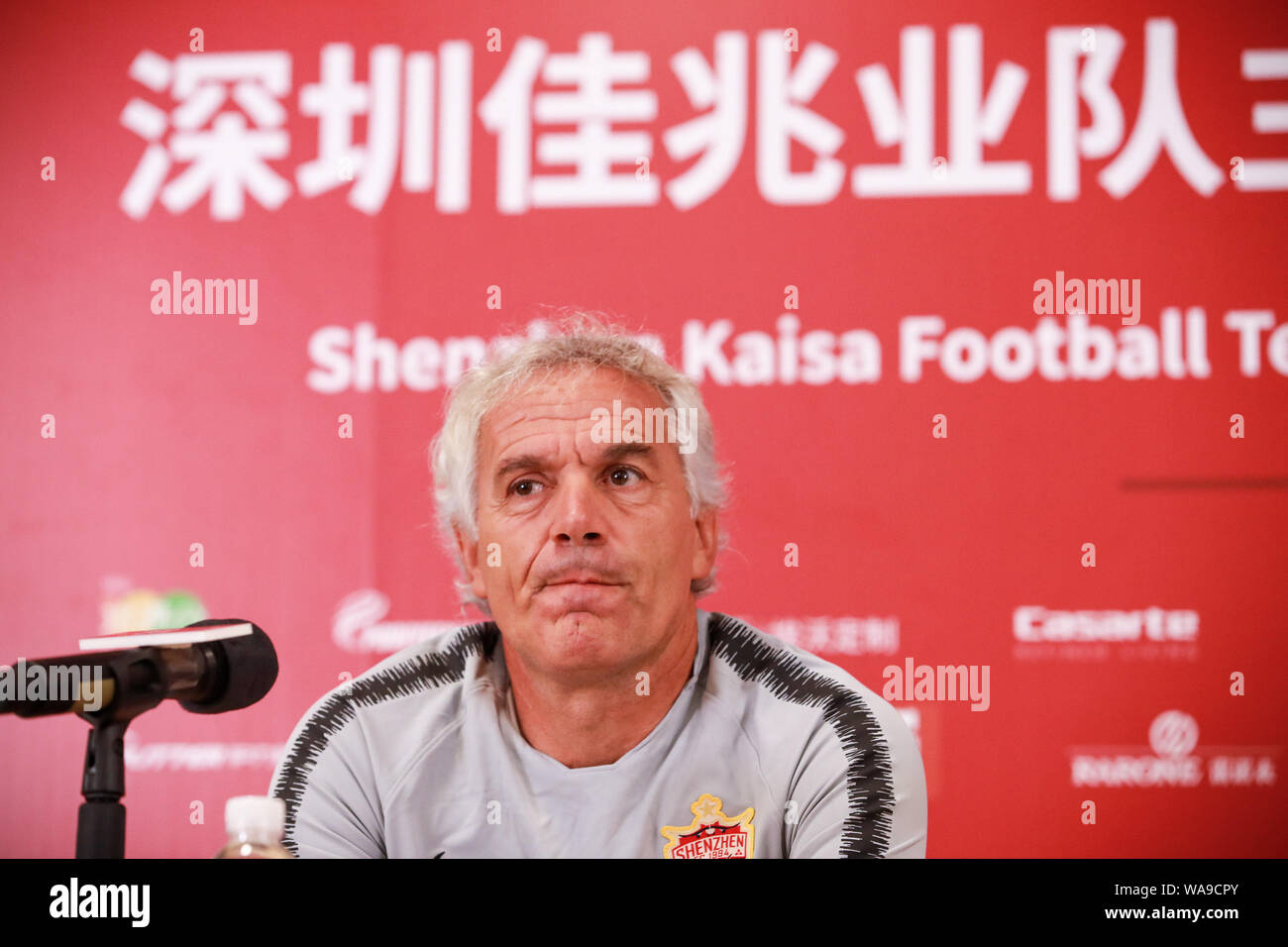 Italian football manager Roberto Donadoni, the newly-appointed head ...