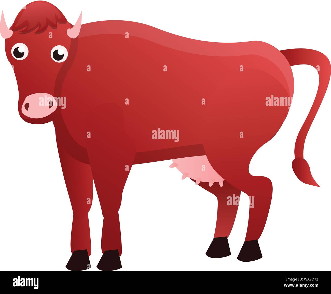 Red Cow Clipart
