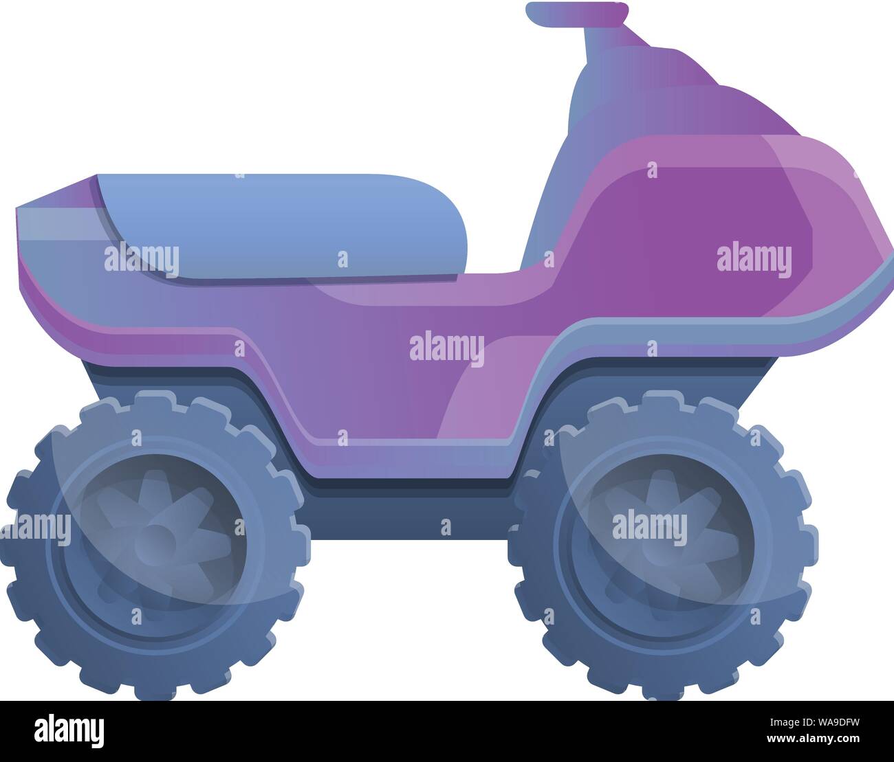 Speed quad bike icon. Cartoon of speed quad bike vector icon for web ...