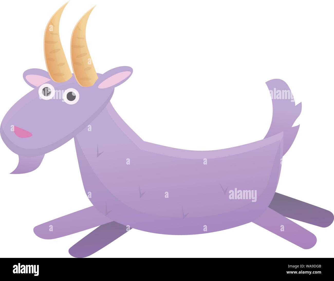 Male goat icon. Cartoon of male goat vector icon for web design ...