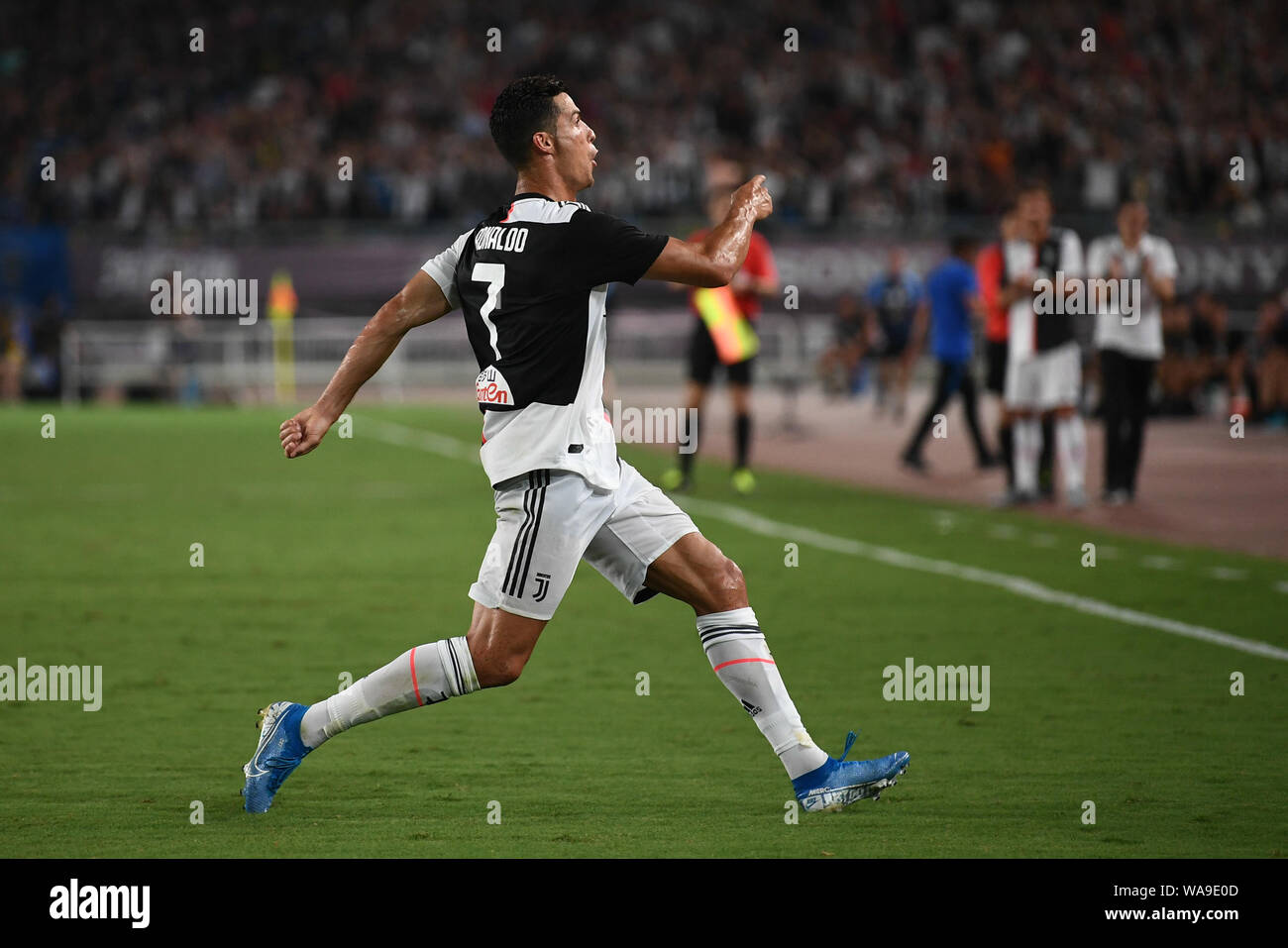 Portuguese football player Cristiano Ronaldo of Juventus F.C ...