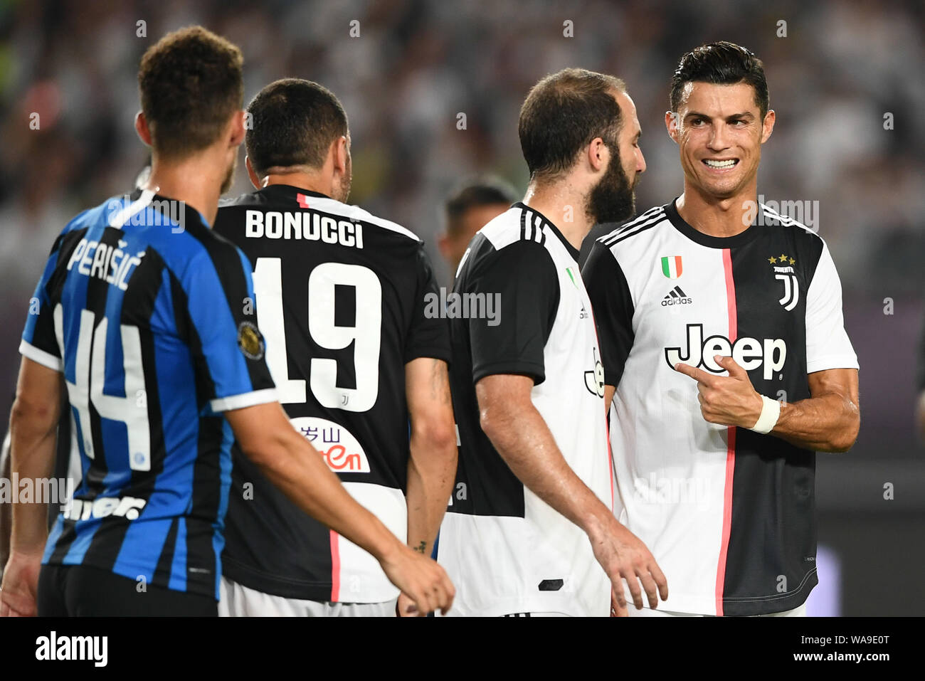 Portuguese football player Cristiano Ronaldo of Juventus F.C ...