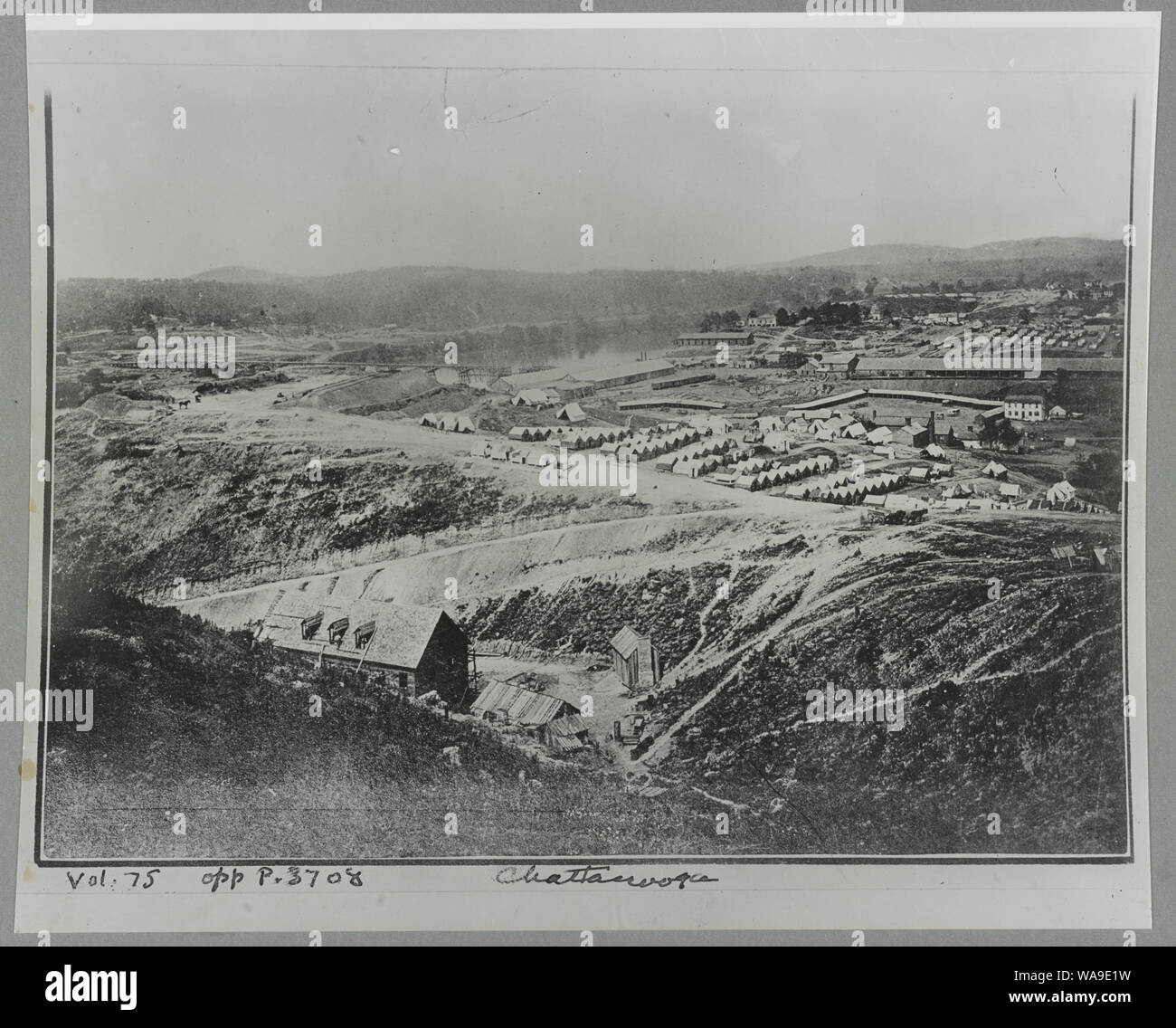 Chattanooga, Tenn. View of Army camp Stock Photo - Alamy