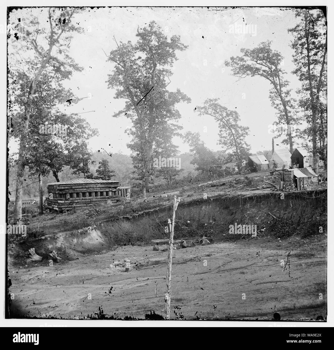 Chattanooga, Tenn., vicinity. Blockhouse on the Nashville & Chattanooga ...