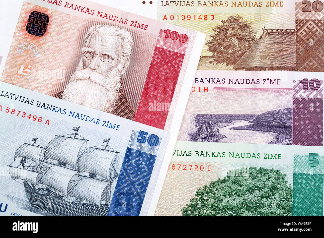 Latvian money hi-res stock photography and images - Alamy