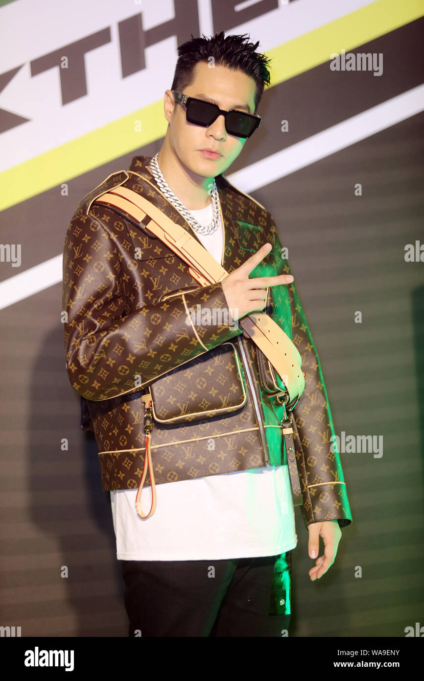 **TAIWAN OUT**Taiwanese actor and singer Nick Chou attends a fan party ...