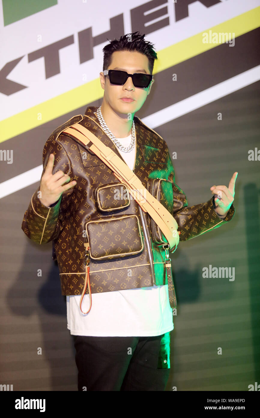 **TAIWAN OUT**Taiwanese actor and singer Nick Chou attends a fan party ...