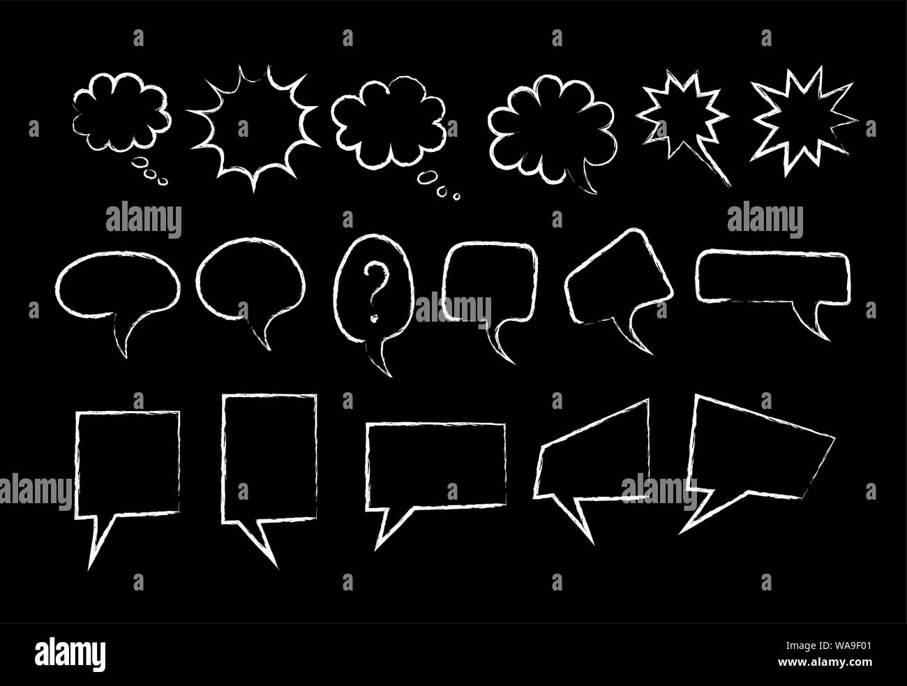 Set color pastel star Black and White Stock Photos & Images - Alamy