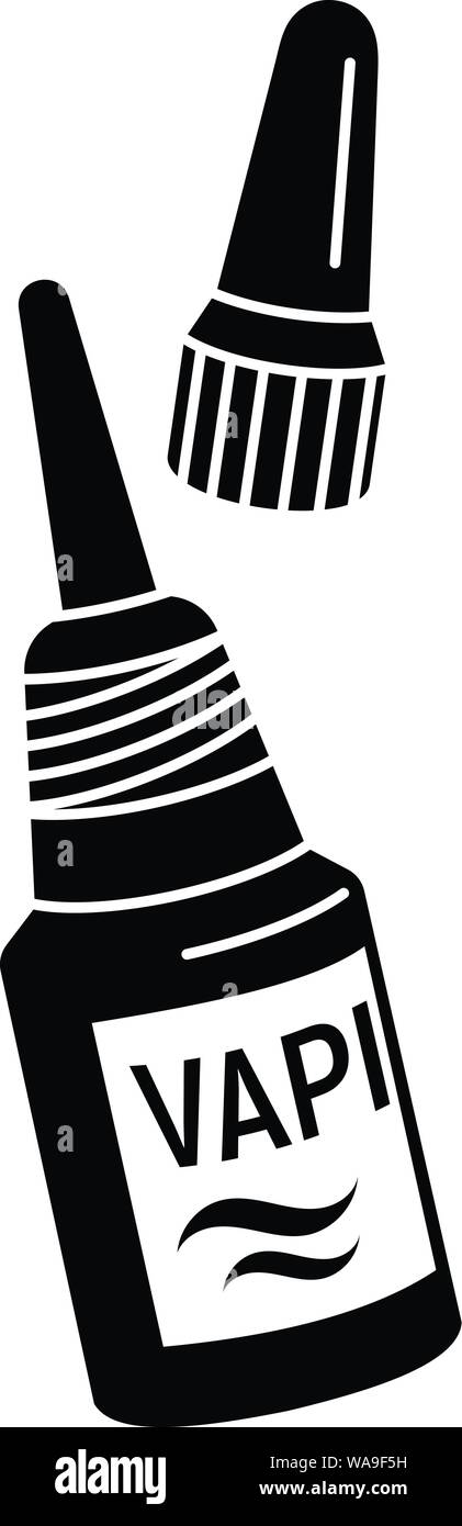Vape liquid black dropper Stock Vector Images - Alamy