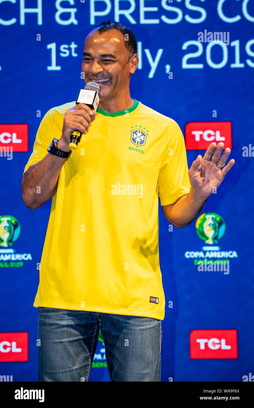 Former Brazilian football player Marcos Evangelista de Morais, known as ...