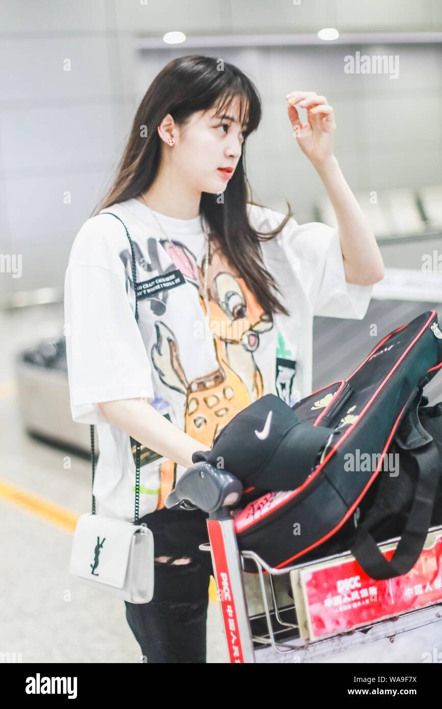 Taiwanese musician and actress Nana Ou-Yang or Ouyang Nana arrives at ...