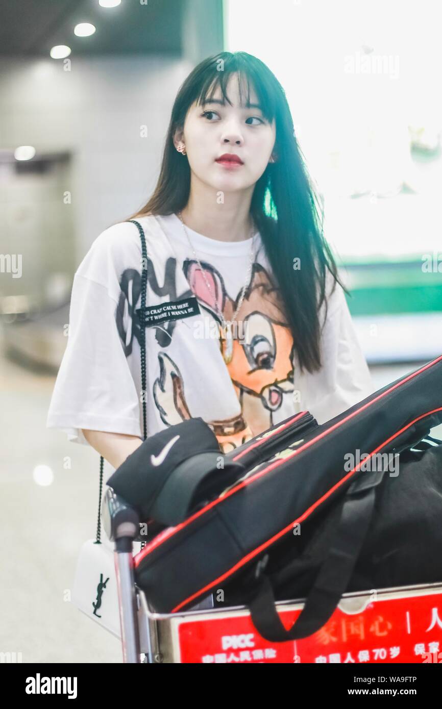 Taiwanese musician and actress Nana Ou-Yang or Ouyang Nana arrives at ...