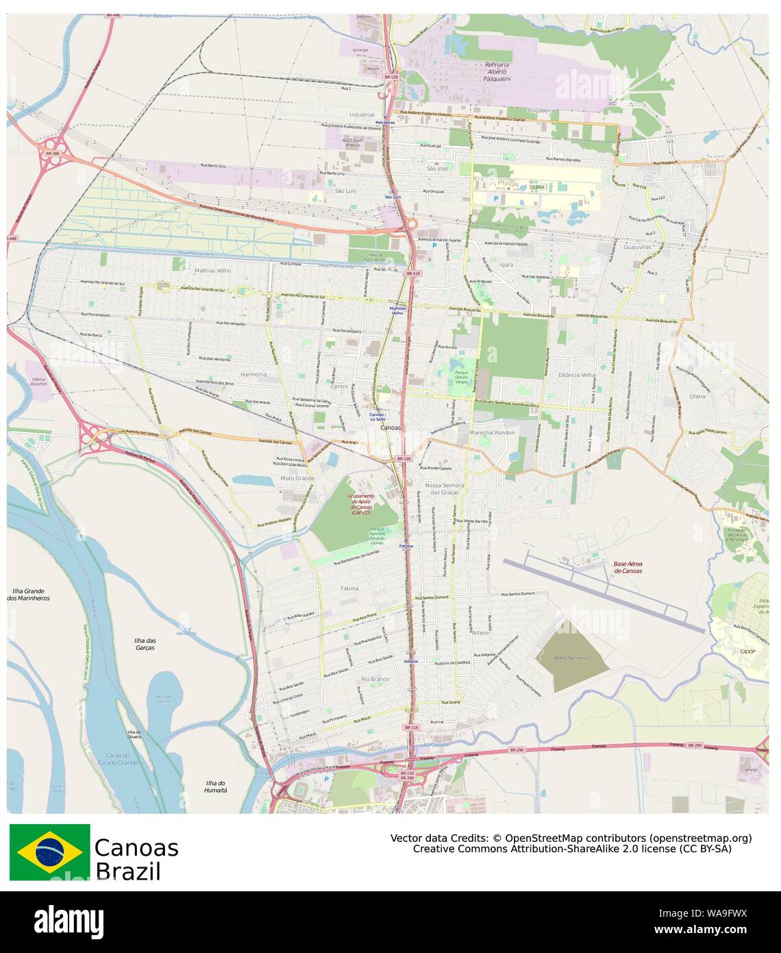 Guarulhos Map Stock Vector Images - Alamy