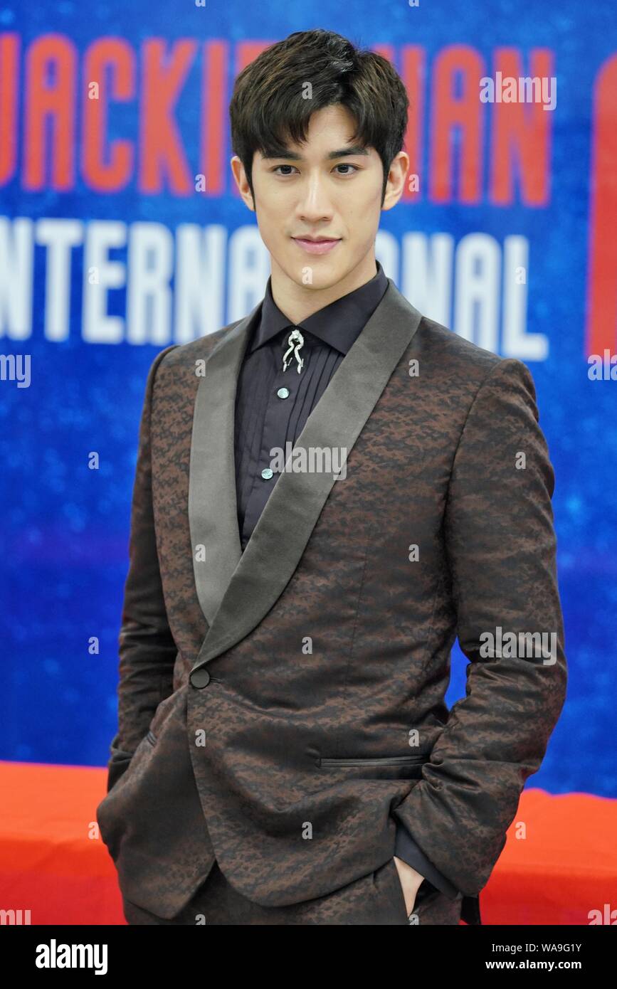 Hong Kong actor Aarif Rahman poses on the red carpet during the closing ...