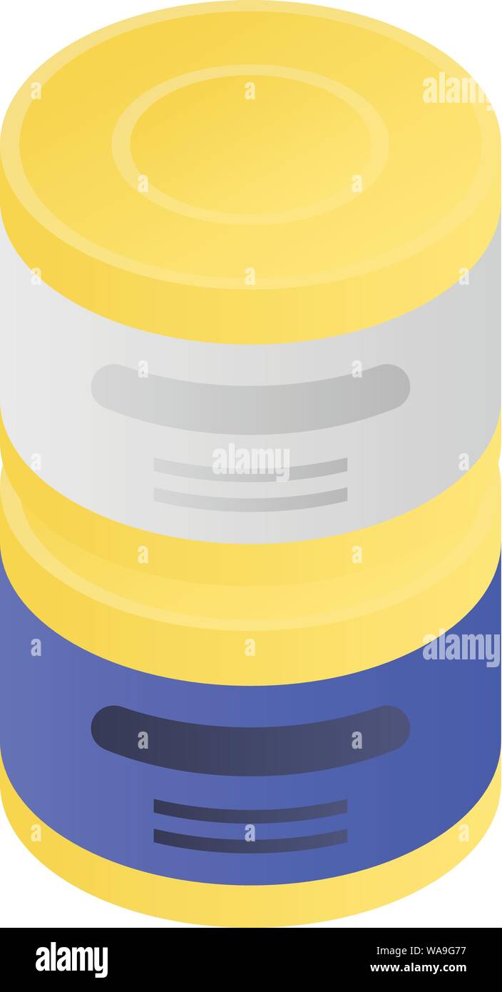 Stack of canned beans Stock Vector Images - Alamy