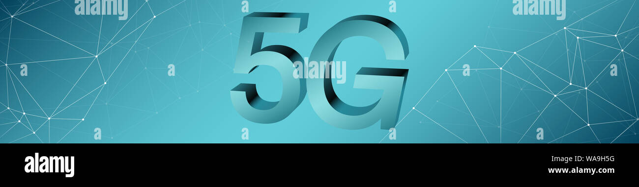 Wireless communication new fast network 5g Stock Photo - Alamy