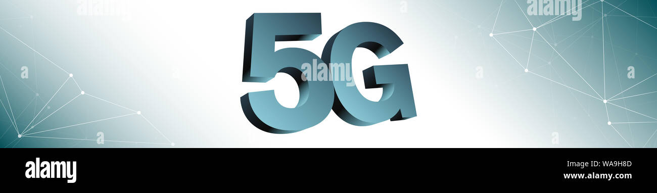 Wide 5g mobile network background Stock Photo - Alamy