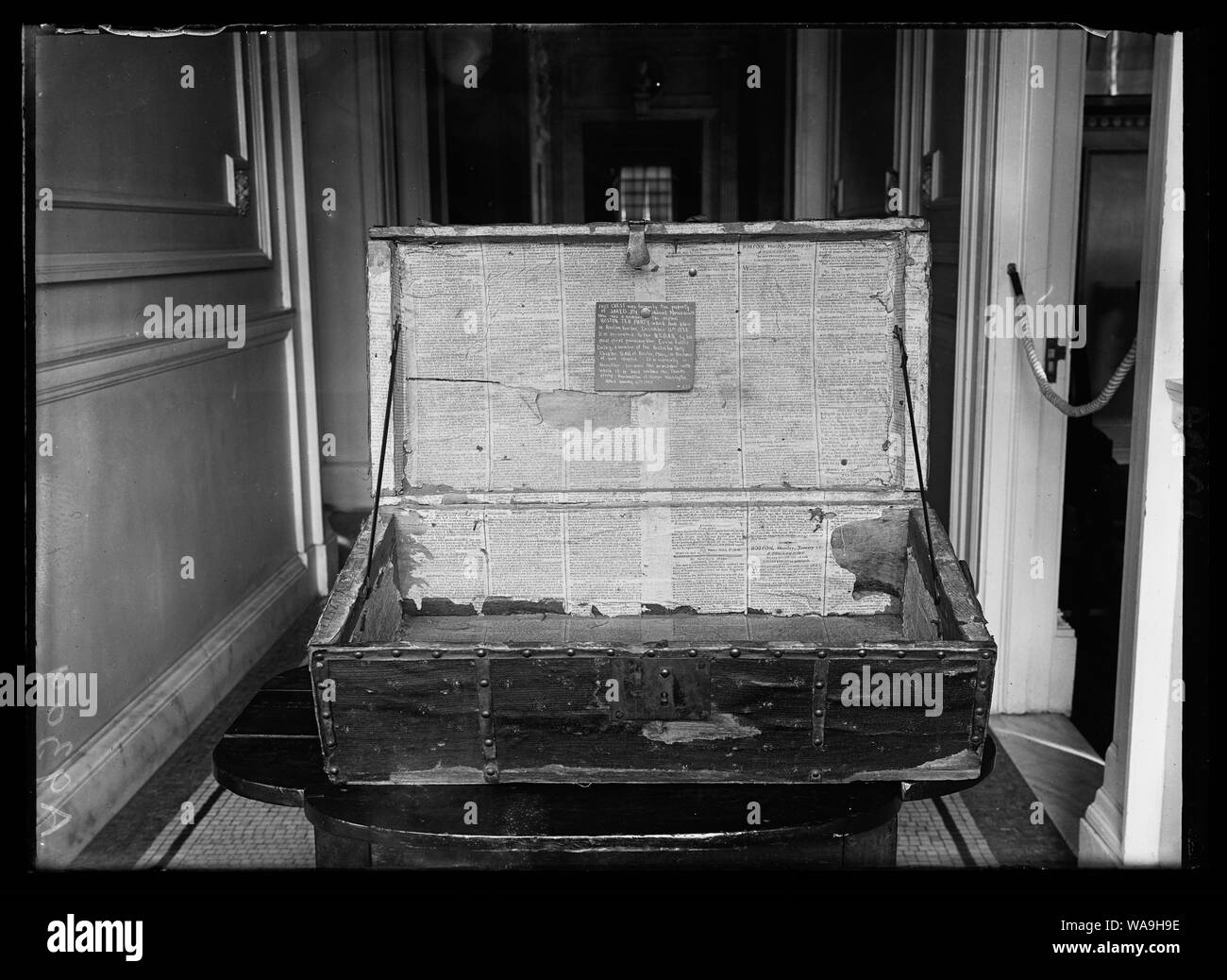 Tea chest boston tea hi-res stock photography and images - Alamy