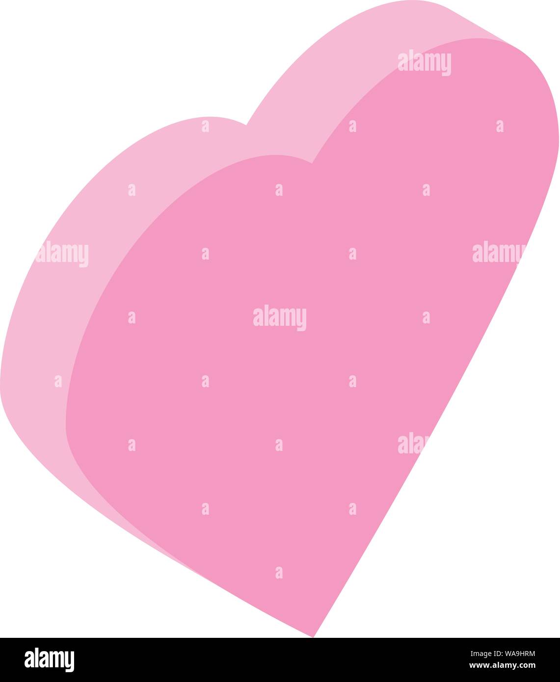 Heart icon, isometric style Stock Vector Image & Art - Alamy