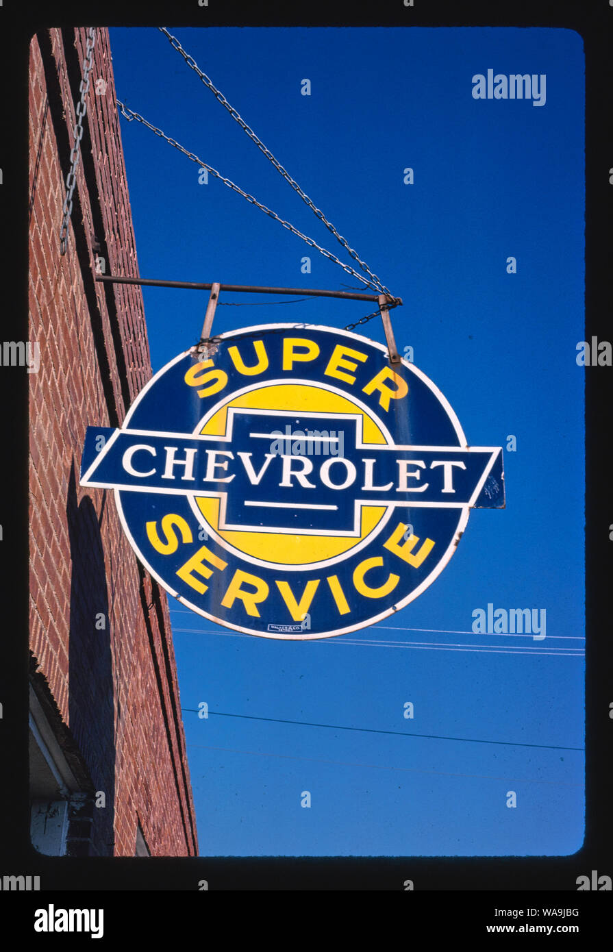 Chevrolet service sign hi-res stock photography and images - Alamy