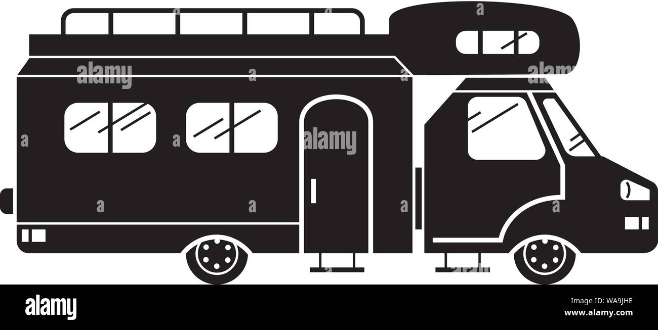 Vintage rv resort Cut Out Stock Images & Pictures - Alamy